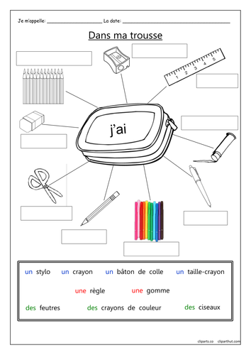 FRENCH ~ Dans Ma Trousse by labellaroma - Teaching Resources - Tes