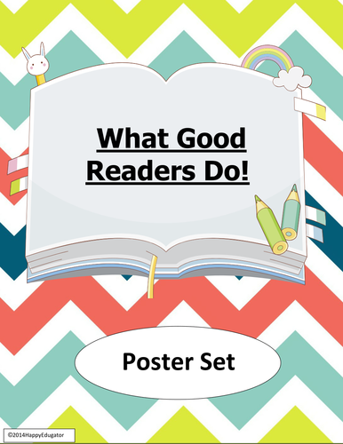 Reading: What Good Readers Do Poster Set | Teaching Resources