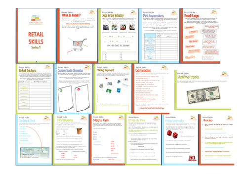 Retail Skills Workbook - Series 1 by grainge_uk - Teaching Resources - TES