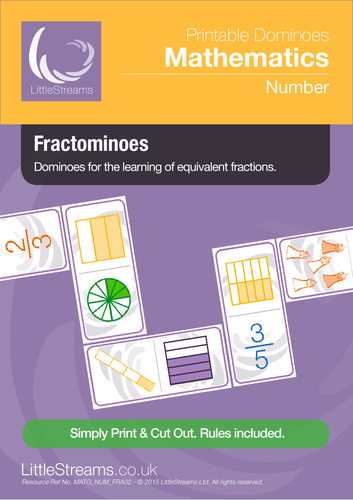 Dominoes for KS3 and KS4. Game. Fractions. by thatsmyboy - UK Teaching ...