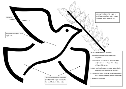 World Peace Day activity to create a display | Teaching Resources