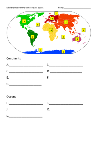 Continents by - UK Teaching Resources - TES