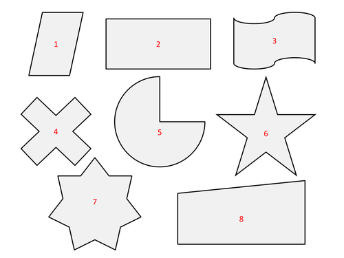 Symmetry Cut out and Fold by dh2119 - Teaching Resources - Tes