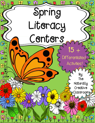 Spring Literacy Centers | Teaching Resources