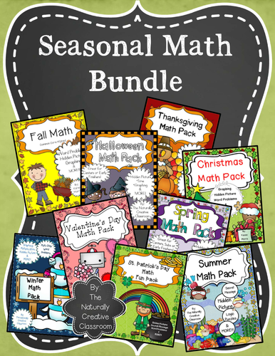 Seasonal Math Bundle | Teaching Resources