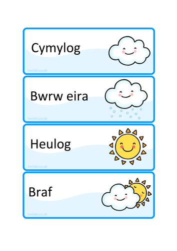 Preschool Welsh resources: travel and tourism