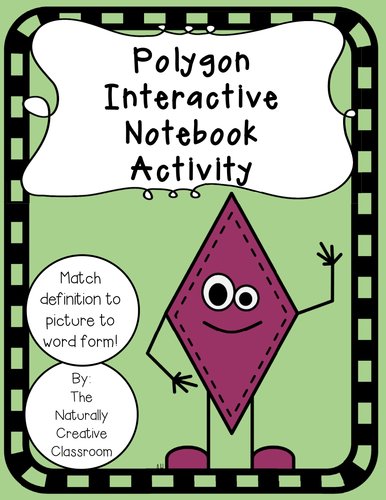 Polygon Interactive Notebook Activity Teaching Resources 