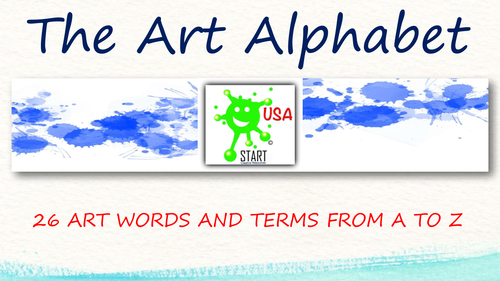 The Art Alphabet - Art Words and Terms from A to Z by mael - Teaching ...