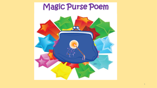List Poetry - My Magic Purse | Teaching Resources