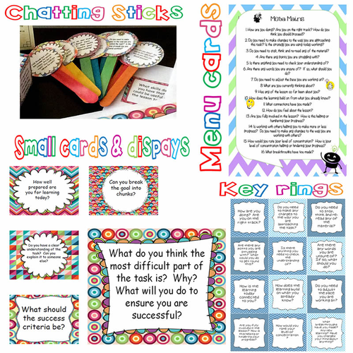 Metacognition Thinking Stems And Questions Teaching Resources