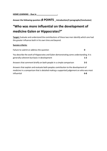 What made Galen Famous | Teaching Resources