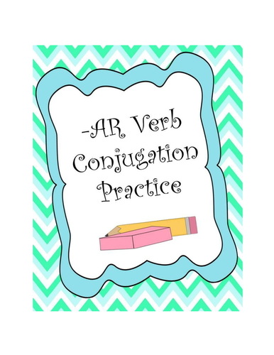 Spanish -ar verbs conjugation card race - revision of all tenses by ...