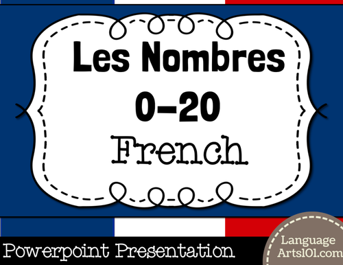 Present the Numbers 0-20 French | Présenter les nombres 0-20 Français ...