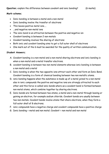 6 mark question template mark scheme and sample answer by patricia ...