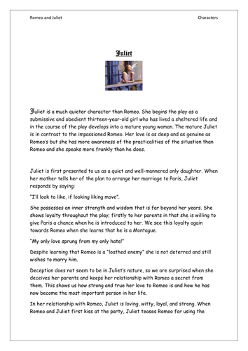Romeo and Juliet Teacher Resources | Teaching Resources