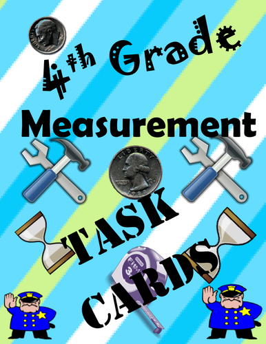 4th Grade Measurement Task Cards | Teaching Resources