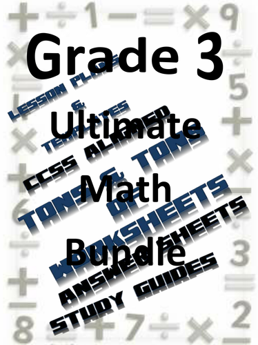 3rd Grade Math Bundle | Teaching Resources