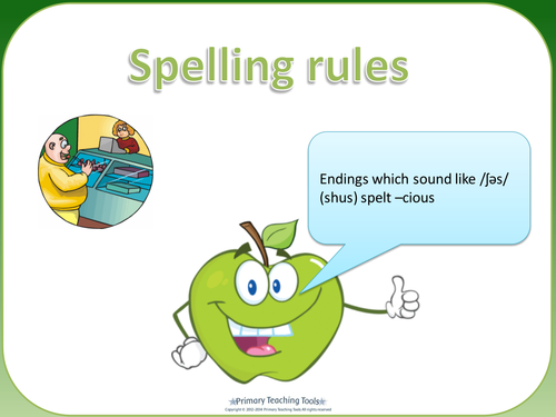 -cious and -tious endings by skecksi - Teaching Resources - TES