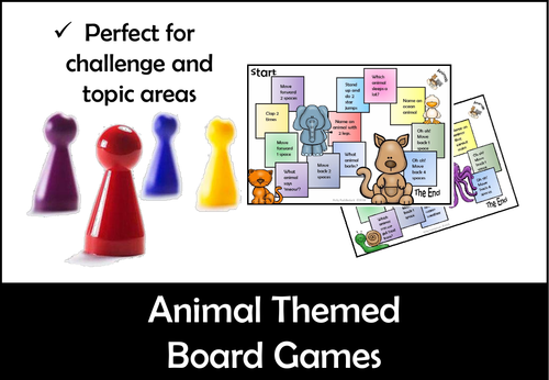 Animal Board Games | Teaching Resources