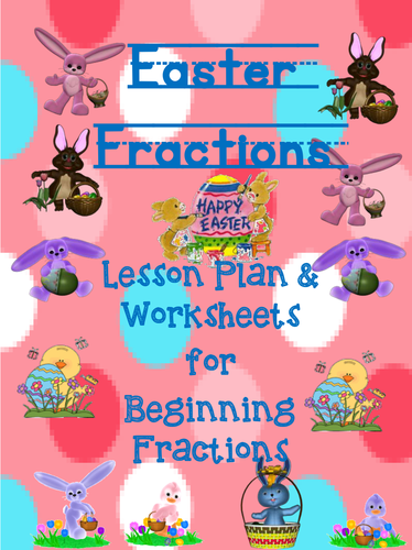 Kindergarten Fractions for Easter | Teaching Resources