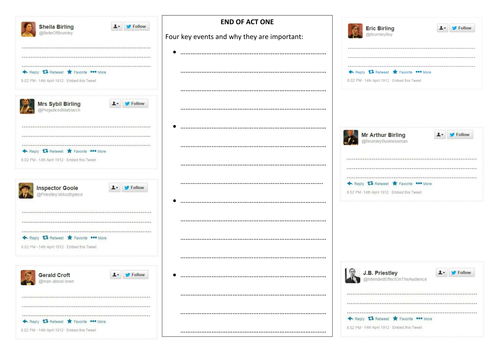 casting call sheet by - UK Teaching Resources - TES
