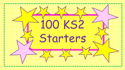 Over 100 KS2 New Curriculum Morning Starters by TopmarksEd - Teaching ...