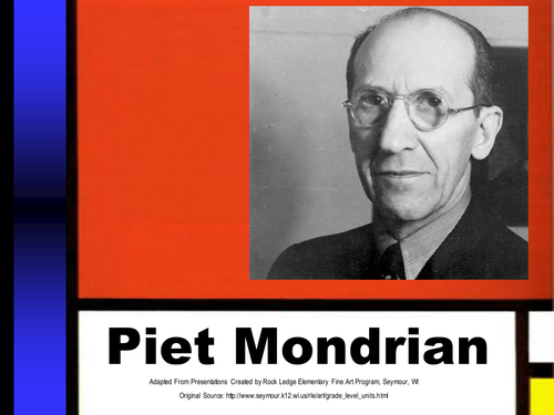Piet Mondrian PowerPoint | Teaching Resources