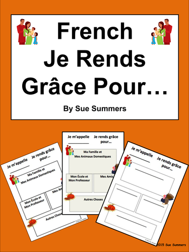 French Thanksgiving / L'Action de Grâce - Je Rends Grâce Pour ...