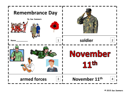 Remembrance Day 2 Emergent Reader Booklets | Teaching Resources