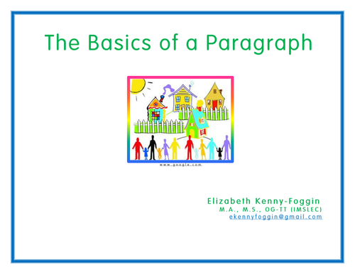 Know the Code: Writing a Paragraph | Teaching Resources