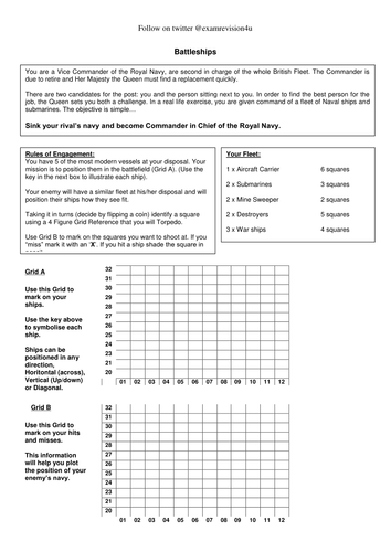 Battleship activity for Map Skills | Teaching Resources