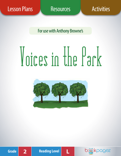 Voices in the Park Lesson Plans & Activities Package, Second Grade ...