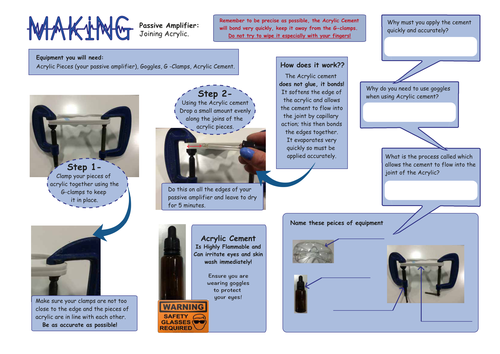 Passive Speaker / Amplifier Full Project Booklet by - UK Teaching ...