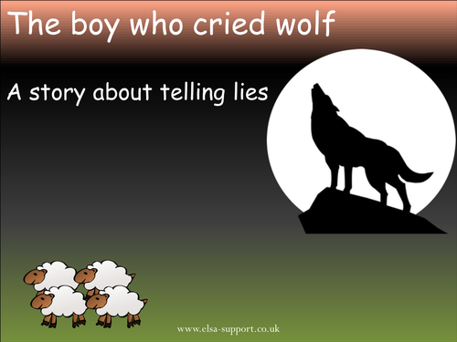 The story of the boy who cried wolf by Helayna - Teaching Resources - TES