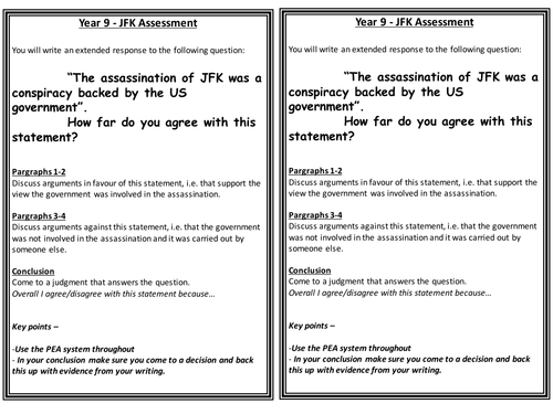 JFK lesson plans and resources | Teaching Resources