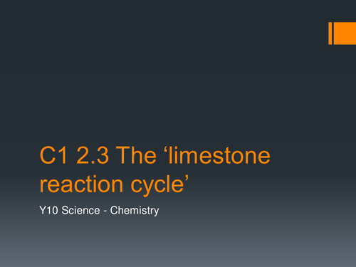 Limestone reaction cycle C1 2.3 | Teaching Resources