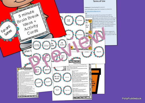 Classroom Management - Brain Breaks | Teaching Resources