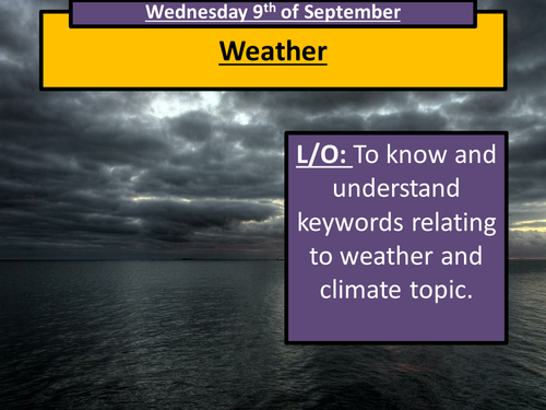 Introduction to Weather | Teaching Resources