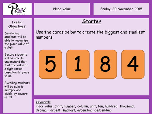 Multiply and Divide by 10 and 100 Frame Tenths Hundredths Place Value ...