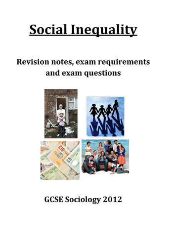 GCSE Sociology AQA Social Inequality revision guide | Teaching Resources
