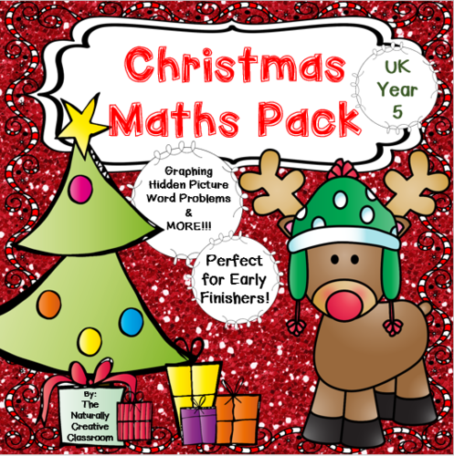 Christmas Maths Pack for Year 5 | Teaching Resources