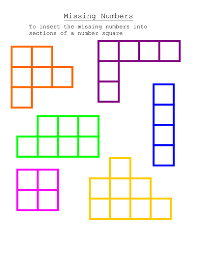 Missing number resources | Teaching Resources
