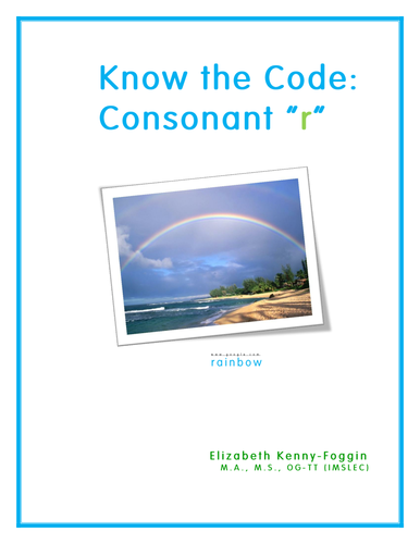 Know the Code: Consonant "r" | Teaching Resources