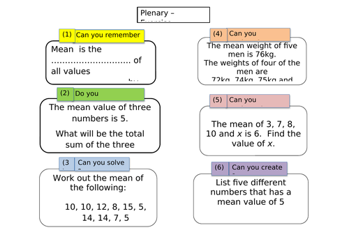 Early years data and statistics teaching resources: Data collection | TES