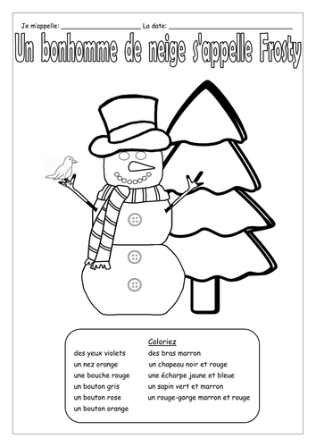 FRENCH - CHRISTMAS - Un Bonhomme de Neige s'appelle Frosty - Lisez et ...