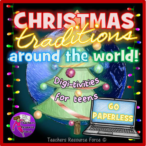 Christmas Traditions Around the World - DIGITAL WORKBOOK | Teaching ...