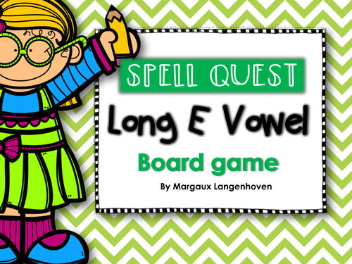 Long E Vowel Board Game | Teaching Resources