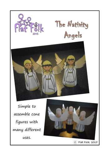 Nativity Figures - Angels | Teaching Resources