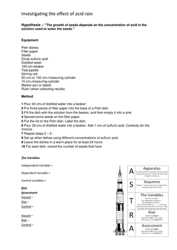 Investigating the effect of acid rain | Teaching Resources