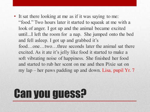 Inference - Y6 Teaching slides by - UK Teaching Resources - TES Inference - Y6 Teaching slides by - UK Teaching Resources - TES